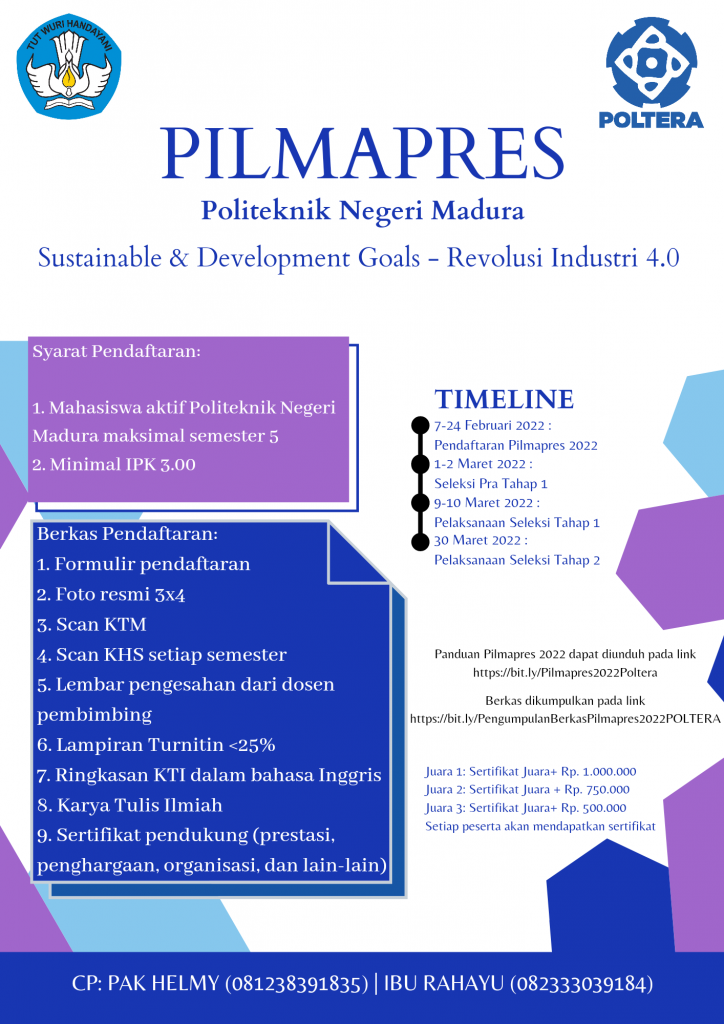 Pengumuman PILMAPRES (Pemilihan Mahasiswa Berprestasi) TAHUN 2022 ...