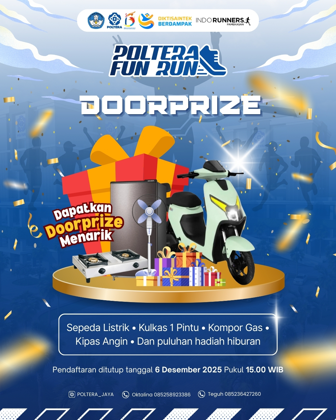IKUTI FUN RUN POLTERA 2025: LARI SEHAT, RAIH DOORPRIZE SEPEDA LISTRIK ...